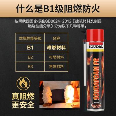 进口发充泡剂门窗填缝阻燃型发防水防火氨阻燃剂发泡胶聚酯填泡沫