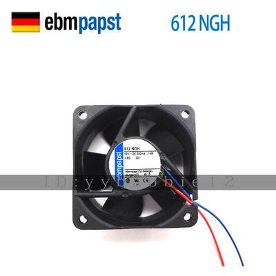 原装 612 NGH DC12V 200mA 2.4W 6025 6CM散热风扇