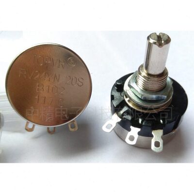 调速碳膜可调电位器RV24YN20S/B1K2K 5K 10K 20K 100K 200K 500K
