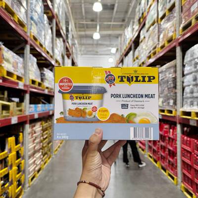 山超姆代 购Tulip丹麦进口郁金香猪肉午餐肉罐头1.36kg（340g*4）