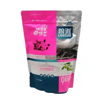 力狼狼道全价幼猫奶糕猫粮500g1至4个月离乳期断奶猫咪高营养主食