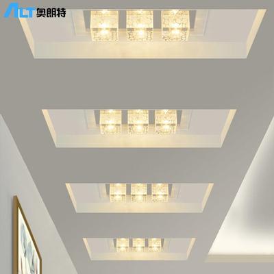 长方形晶道VIL灯三水阳头过造型灯斗胆走廊灯入户台楼梯灯格栅