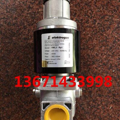 VML2-2 Rp3/4燃气电磁阀 elektrogas伊莱克斯DN20燃气慢开电磁阀