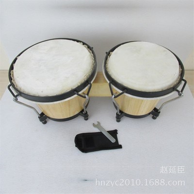 儿童奥尔夫打击乐器教具 幼儿园音乐梆戈鼓-班戈鼓/非洲邦戈鼓