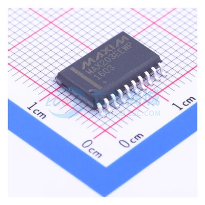 RS232芯片 MAX203EEWP+G36 SOIC-20-300mil 收发器