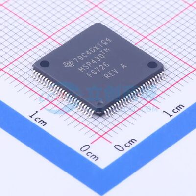 单片机芯片 MSP430F6726IPZ LQFP-100(14x14) 25MHz 128KB
