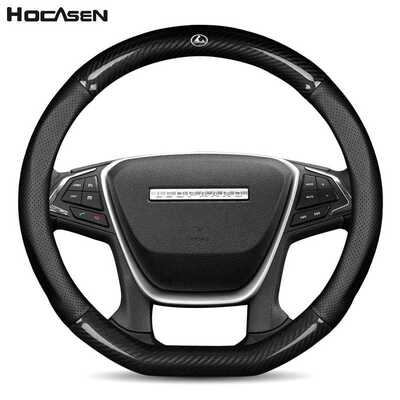 猎豹方向盘套真皮CS10CS9迈途CT5CT7Q6C5Mattu四季通用碳纤把套