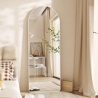 奶油风全身镜落地家用女生