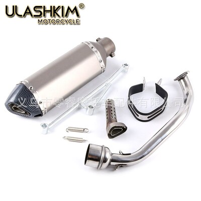 摩托车踏板车GY6 125 GY6 150152QMI 157QMJ改装天蝎小六角排气管