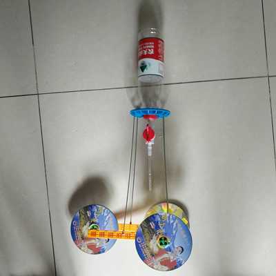 创意水车比赛 纯水动力车 380ml水 极限距离18米 科技小制作发明