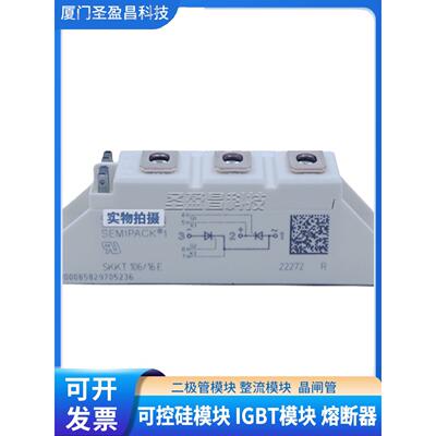 原装全新西门康可控硅模块SKKT162/16E SKKT106/16E SKKD100/18