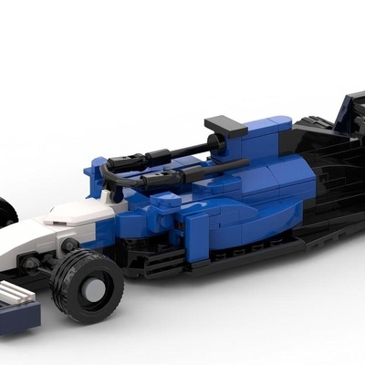 国产积木赛车 模型MOC-72192 方程式F1 威廉姆斯 FW-43B拼插积木