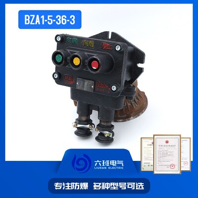 矿用隔爆型控制按钮BZA1-5/36-1用于煤矿单联点动控制元件开关
