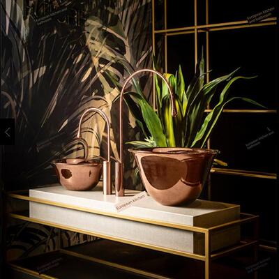 意大利捷仕GESSI Goccia台上盆圆形面盆白色黑色39100