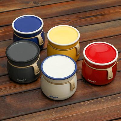 mosh焖烧杯宽口迷你保温便当盒闷烧罐儿童保温汤碗闷烧杯外带保温