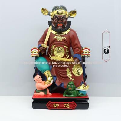 树脂神雕像钟景深雕像正南钟天师武官家居工艺桌面饰品26寸