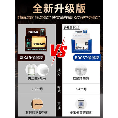 美国Xikar雪茄保湿包boveda联名
