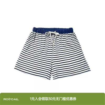 rollcall蓝白条纹休闲短裤