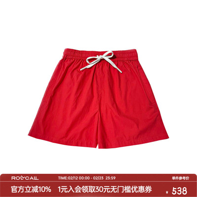 rollcall休闲条纹短裤舒适