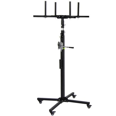 新款空调内机吊柜厨柜风机安装升降支架折叠便携承重托举手摇支撑