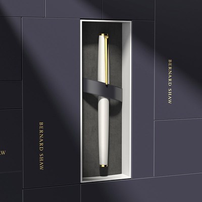 Bernard Shaw 萧伯纳星耀签字笔商务B260宝珠笔办公金属男士签字