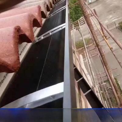 新别墅铝合金排水沟雨水槽外墙雨管排屋成品屋檐槽阳光房落水管