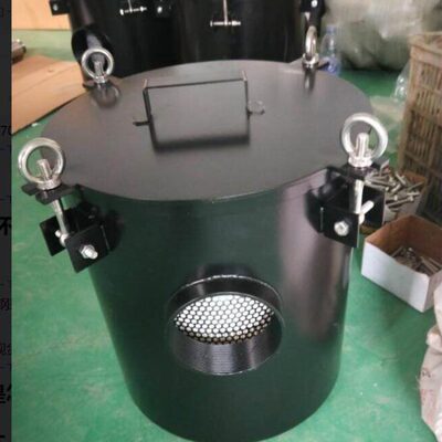 真空泵过滤器 F008 4寸接口尺寸为内螺纹4寸 外径350mm 高370mm