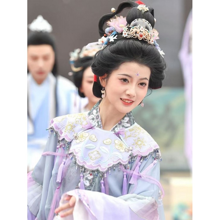 天女散花 华姿仪赏2023年春夏神仙图复原款汉服 摄影