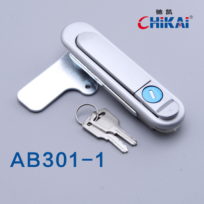 AB301-1-1大号带挂门锁302-1-1配电柜机箱机柜锁具AB303-1平面锁