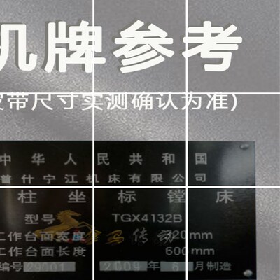 普什宁江机床TGX4132B单柱坐标镗床10多槽轮带皮带主轴1390/1400
