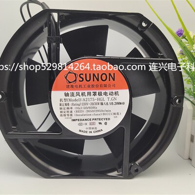 全新SUNON轴流风机用罩极电动机 A2175-HGL T.GN A3175 A1175风扇