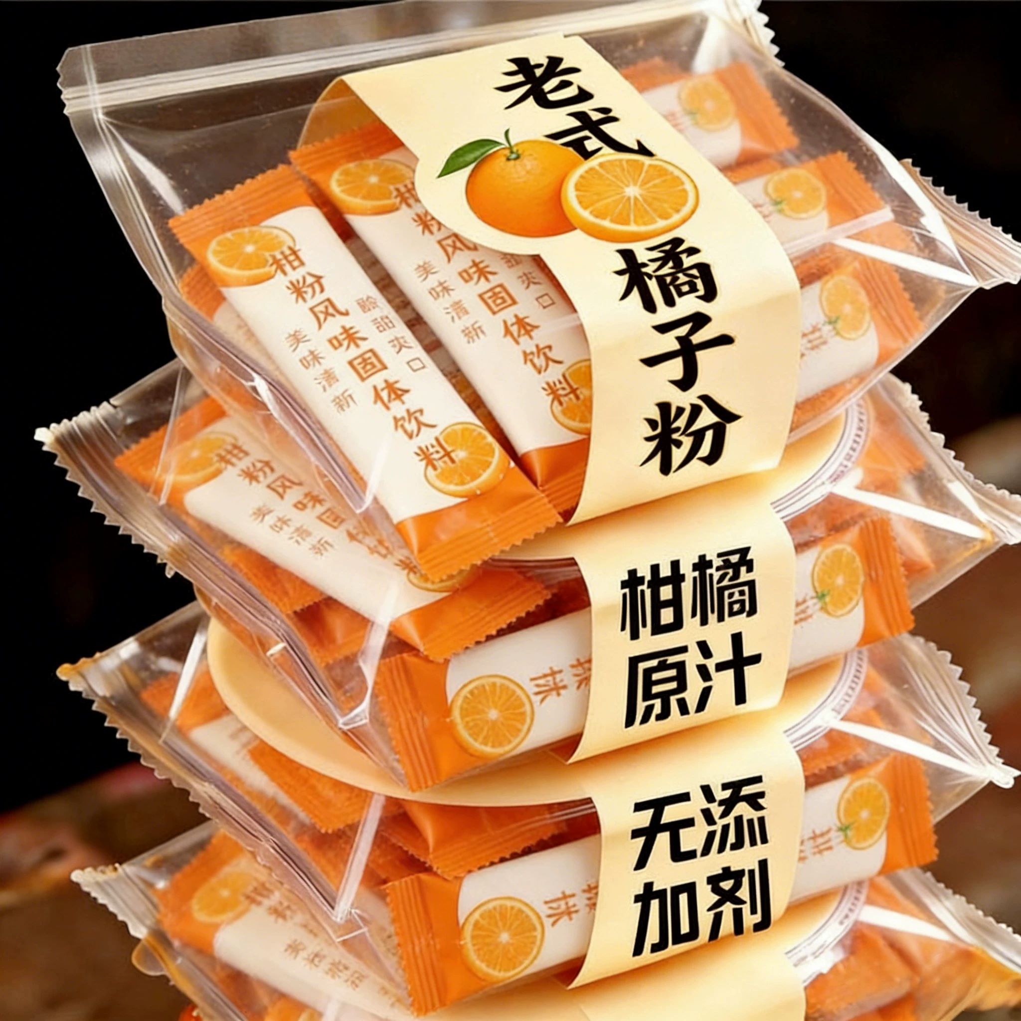 正宗老式橘子粉夏日冲饮80后老牌子速溶果汁粉柑橘粉官方旗舰店