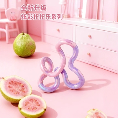 官方正版tangle扭扭乐温变tango解压百变扭扭乐感温变色静音玩具