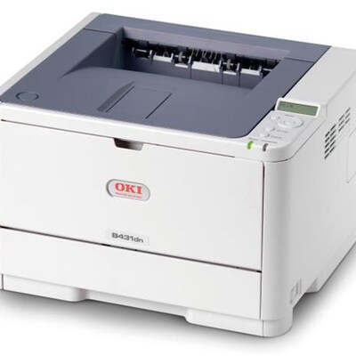 OKI B412dn B440 B431不干胶 贺卡封条 挽联厚纸A4黑白激光打印机