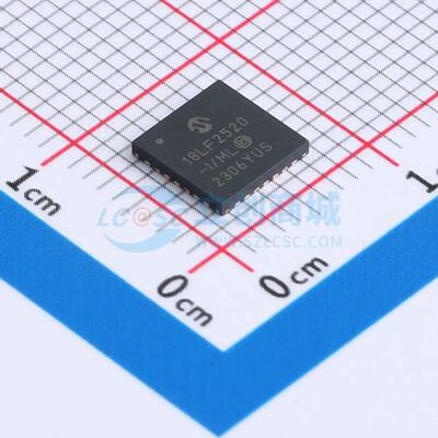 单片机(MCU/MPU/SOC) PIC18LF2520-I/ML QFN-28-EP(6x6) 原装正品
