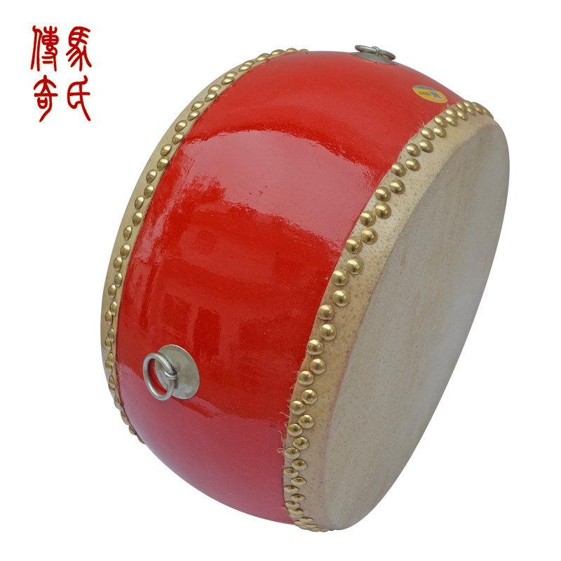 马氏传奇牛皮堂鼓层牛皮威风鼓口径约红鼓庆典鼓