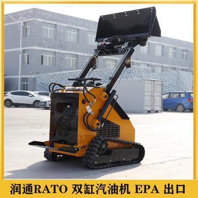 厂家出口美国EPA小型HY小铲车 380T 双缸液压行走三角履带滑移机
