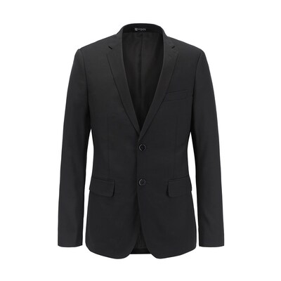 2023招行新款行服男西装 商务休闲纯黑色工N作服挺括西服外套+西