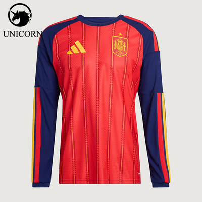 Adidas/阿迪达斯正品2025男士运动圆领拼接套头足球上衣JZ5776