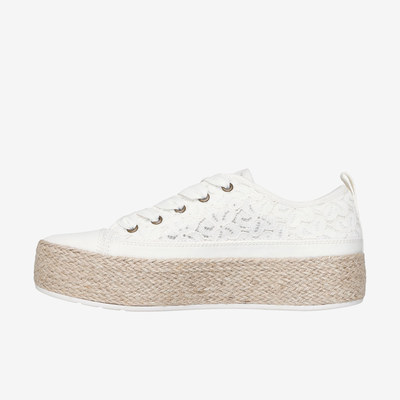 Skechers斯凯奇正品BOBS Sesame女耐磨低帮帆布鞋114008-OFWT