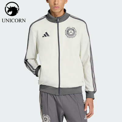 Adidas/阿迪达斯正品2026男士修身立领经典时尚运动外套KE8270