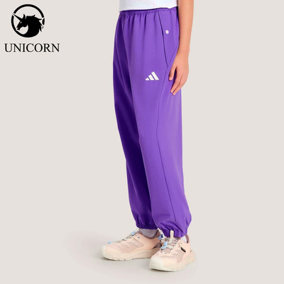 Adidas/阿迪达斯正品束脚松紧梭织休闲长裤经典新款长裤KG7859