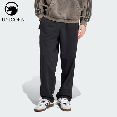 Adidas/阿迪达斯官方正品三叶草男士宽松松紧透气运动长裤JC9576