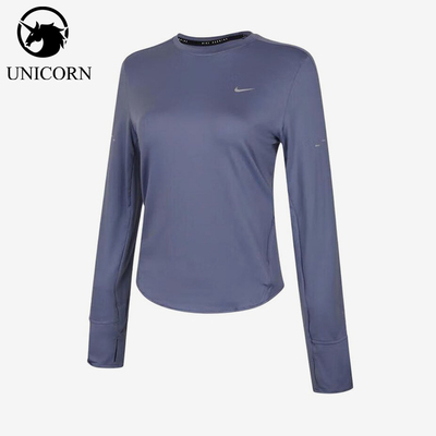 Nike/耐克正品SwiftUV运动套头纯色休闲经典长袖T恤HQ0504-499