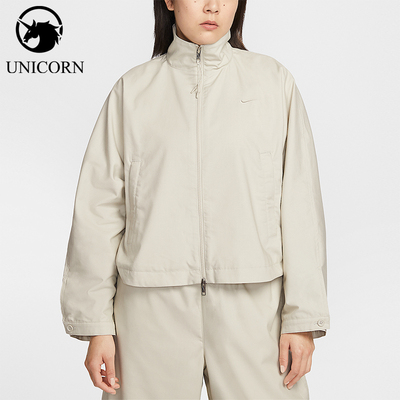 Nike/耐克正品2026春季款女士日常立领梭织运动外套IF5452-072