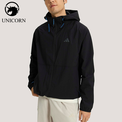 Adidas/阿迪达斯官方正品春季男士宽松防风耐磨运动夹克KR2511