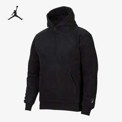 Nike/耐克正品 Jordan 男子加绒保暖连帽运动卫衣 DV1572-010