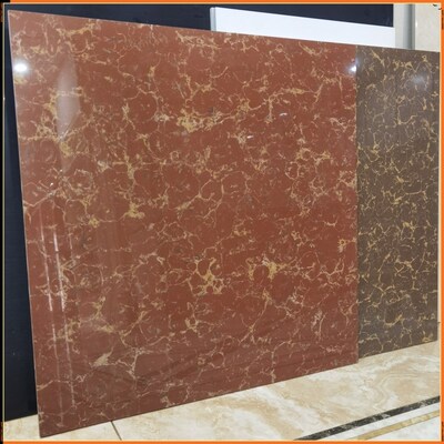 老款旧瓷砖600800枣红布拉提玻化抛光砖地板砖全瓷亮光门头砖墙砖