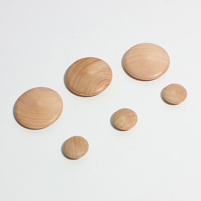 实木楼梯木盖40*35装饰盖 楼梯扶手木盖配件螺丝 家具木孔盖20*15