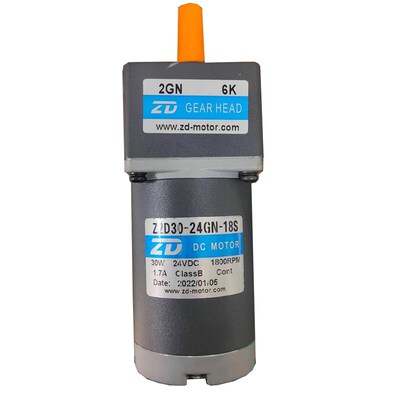 ZD中大直流电机30W 24V电压1800转 ZD230-24GN-18S/2GN6K